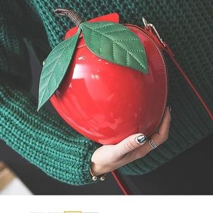 Bags | Fun Artsy Red Cherry Purse | Poshmark